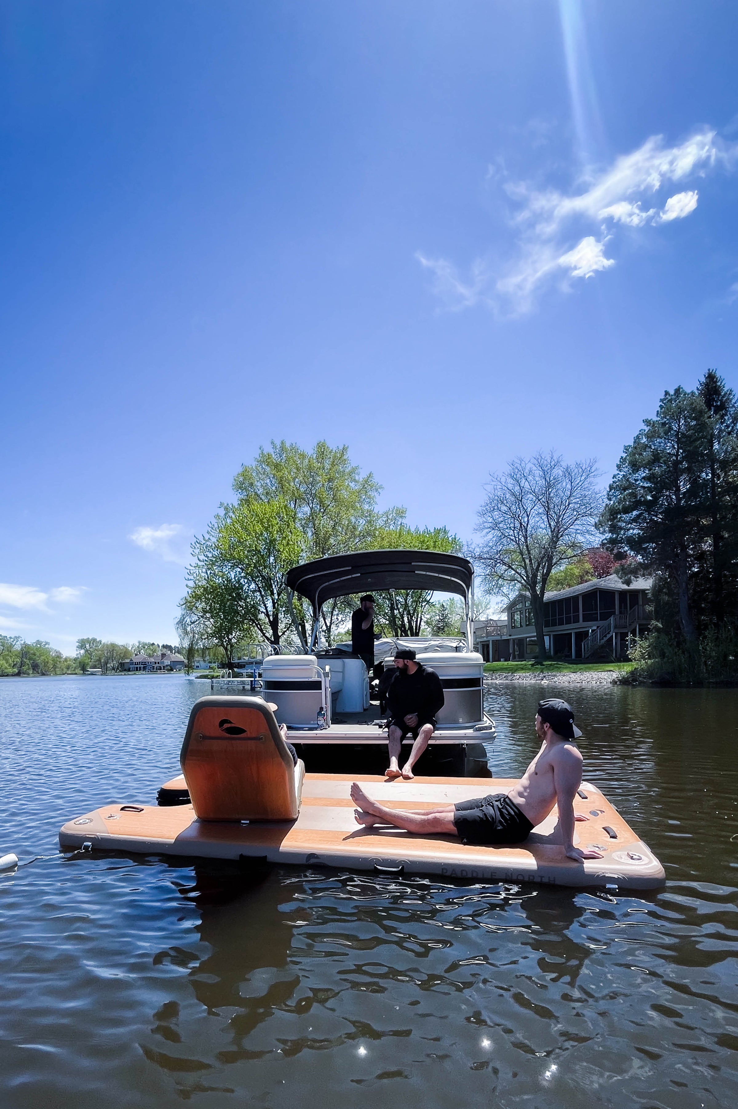 Utility Dock with Ramp | Inflatable Dock and Swim Platform