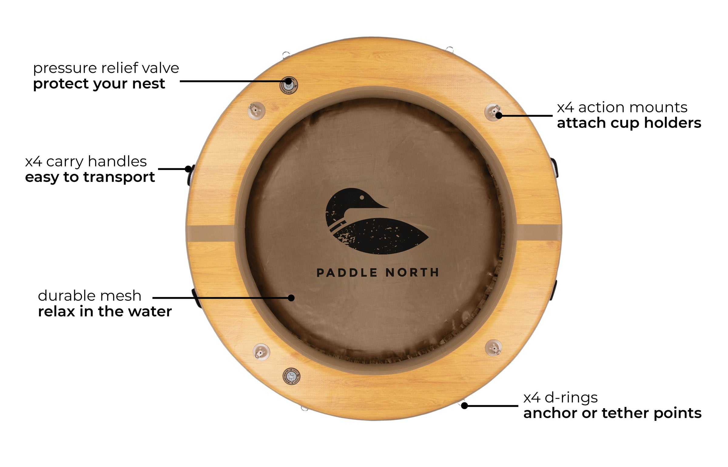 Loons Nest | Inflatable Water Lounger – Paddle North