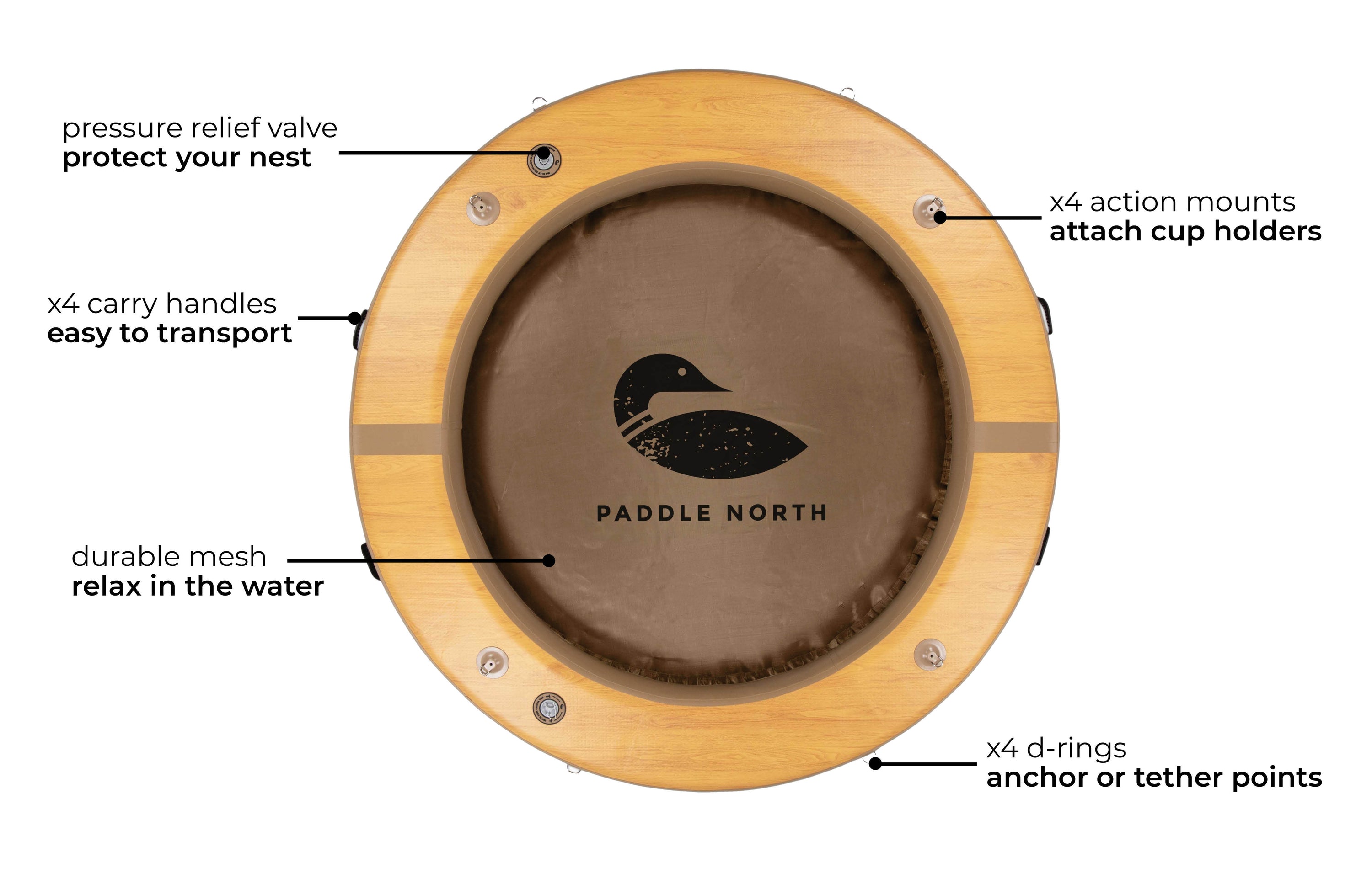 Loons Nest | Inflatable Water Lounger – Paddle North