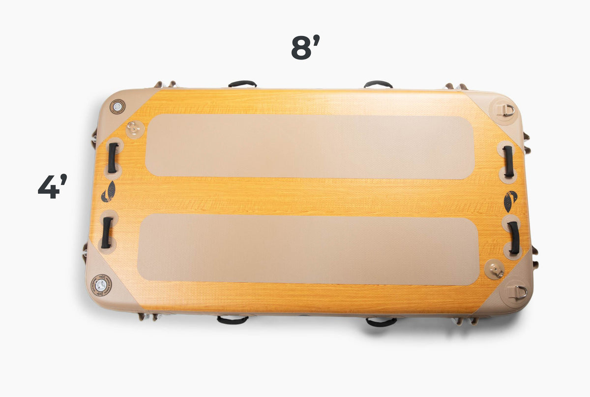 Utility Raft | Inflatable Raft and Swim Platform | 8' x 4' | Paddle North