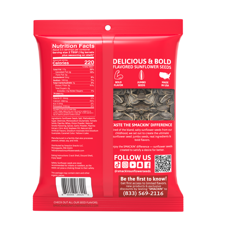 SMACKIN' Sunflower Seeds – Paddle North