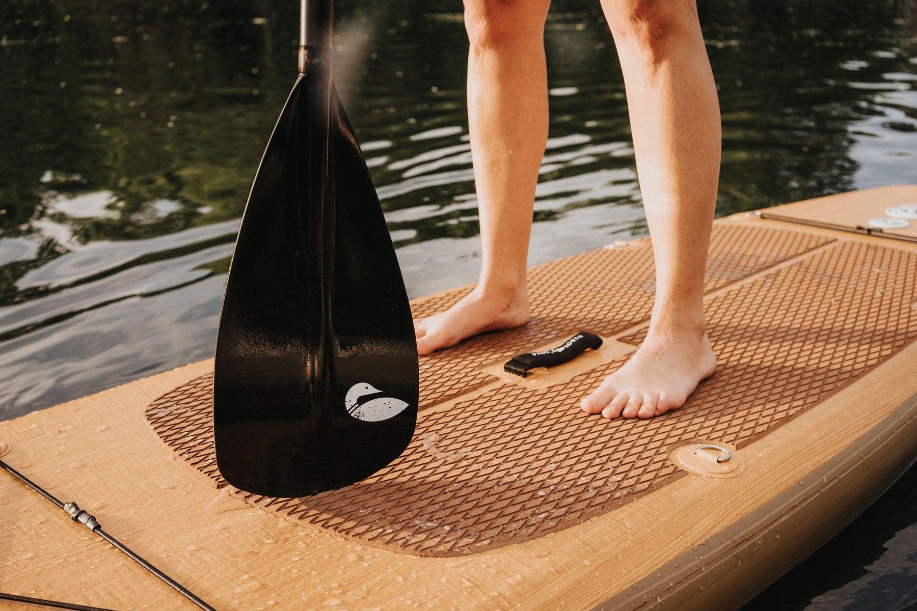The Loon | Rigid Bamboo and Fiberglass Paddle Board | Paddle North